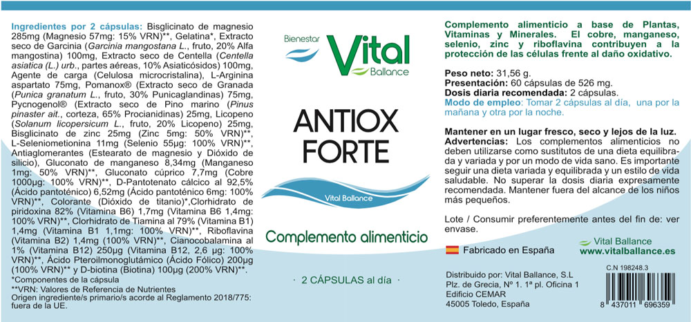 AntiOx Forte - Farmacia Médica