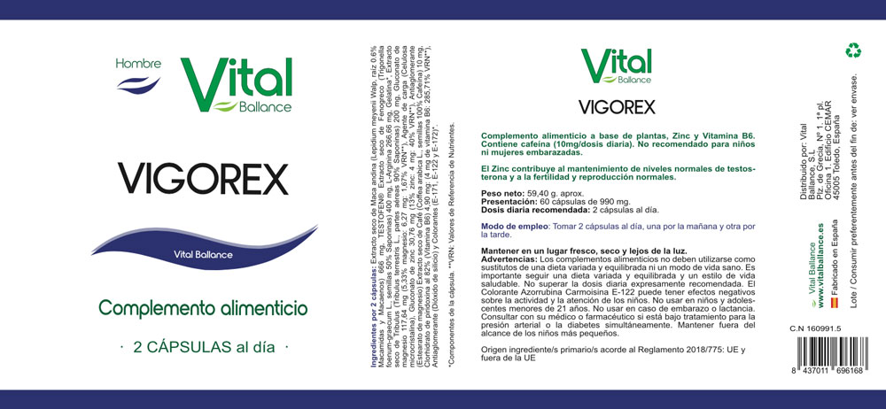 Vigorex - Farmacia Médica
